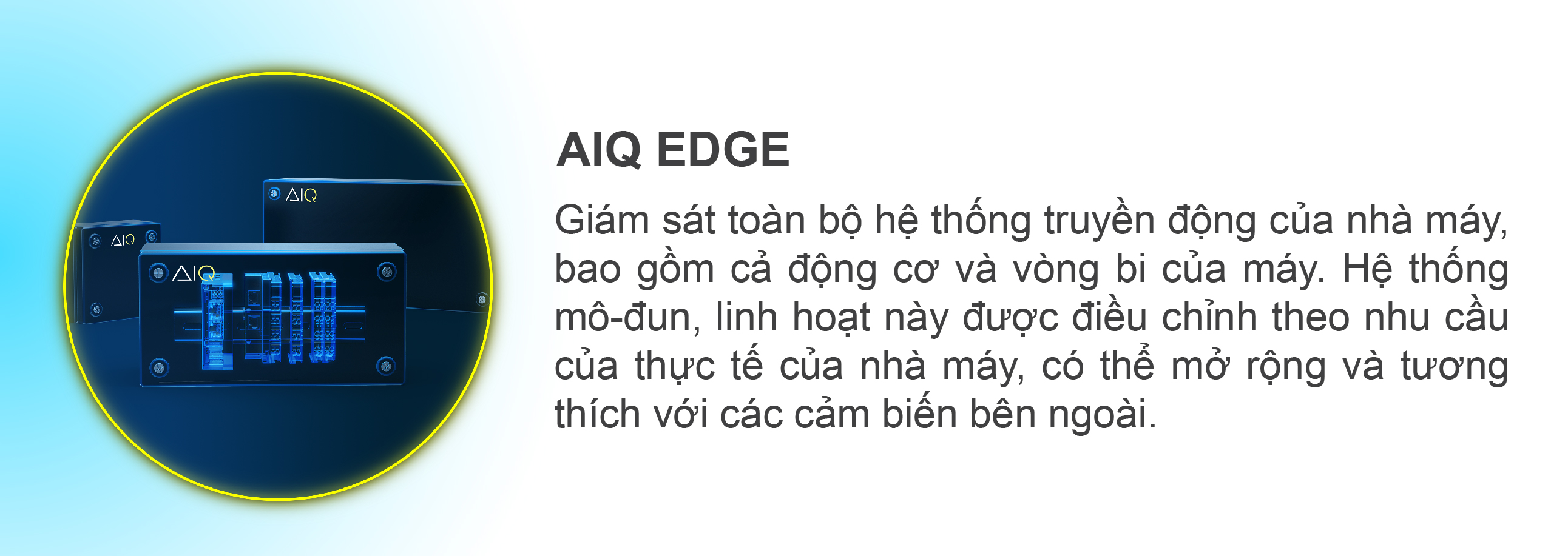 FLENDER AIQ - GIẢI PHÁP TRUYỀN ĐỘNG CƠ KHÍ THÔNG MINH